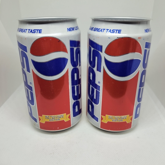 Pepsi | Other | Pair Of Vintage Pepsi New Pepsi Design Collectors ...